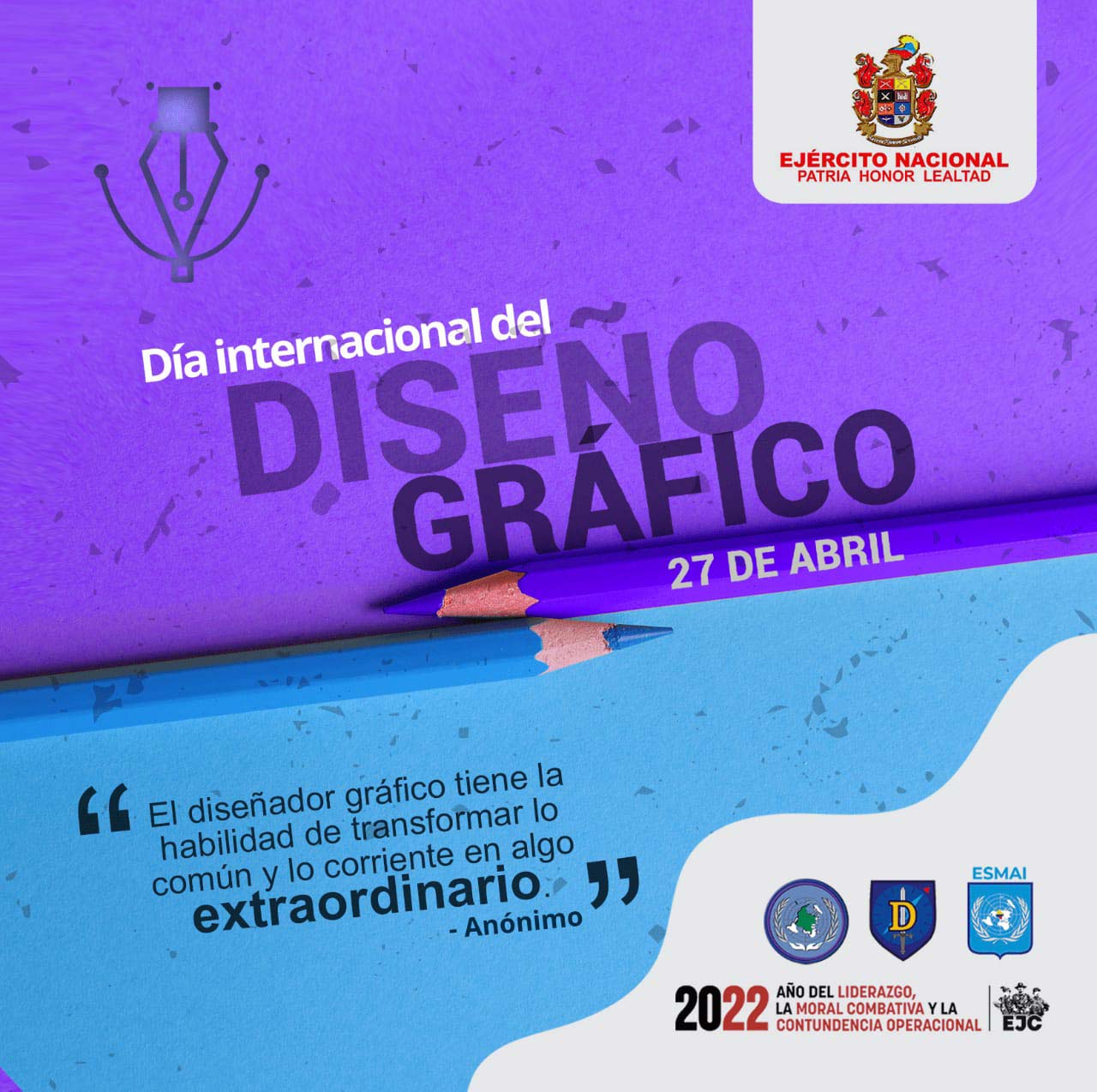 Día Internacional Del Diseñador Gráfico Ejército Nacional De Colombia