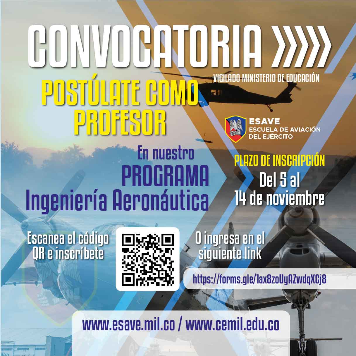Convocatoria ESAVE - Ejército Nacional de Colombia Convocatoria ESAVE - Ejército Nacional de Colombia